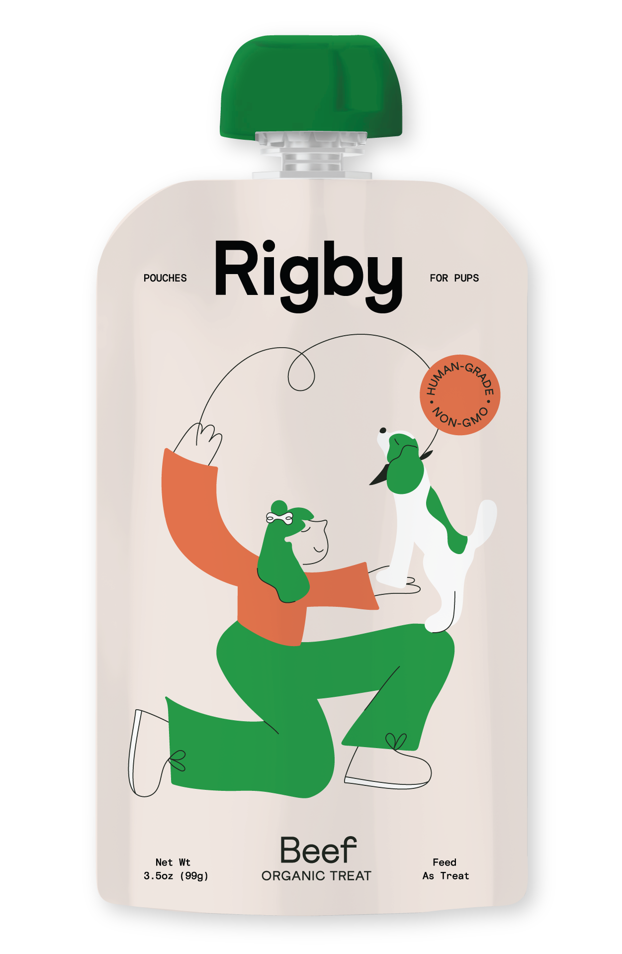 Organic Squeeze Pouch Treats For Dogs | Rigby
